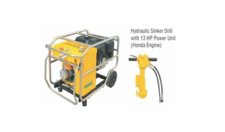 HYDRAULIC SINKER DRILL – Indus Rock Tool